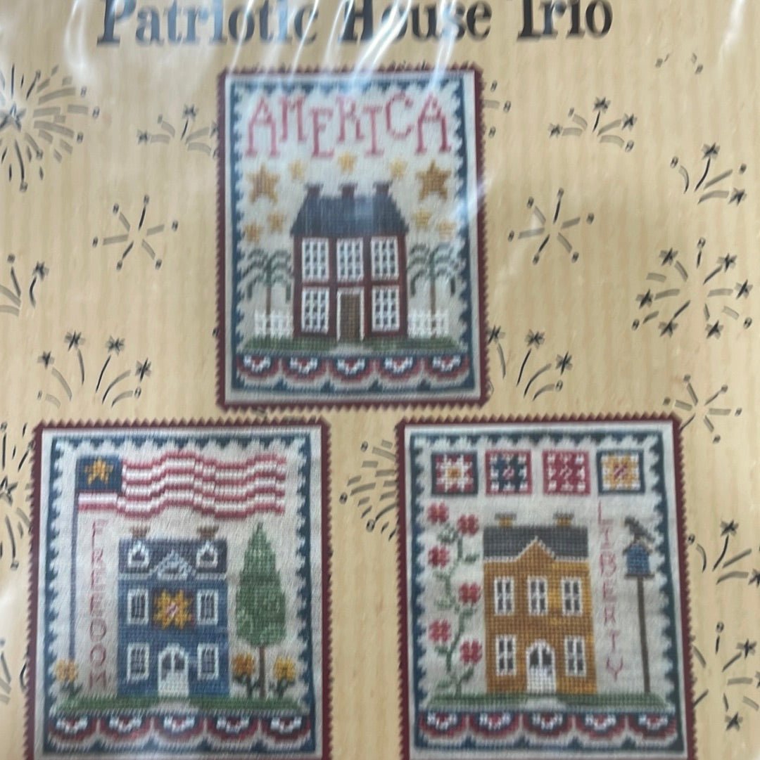 Patriotic House Trio – Riverview Stitching
