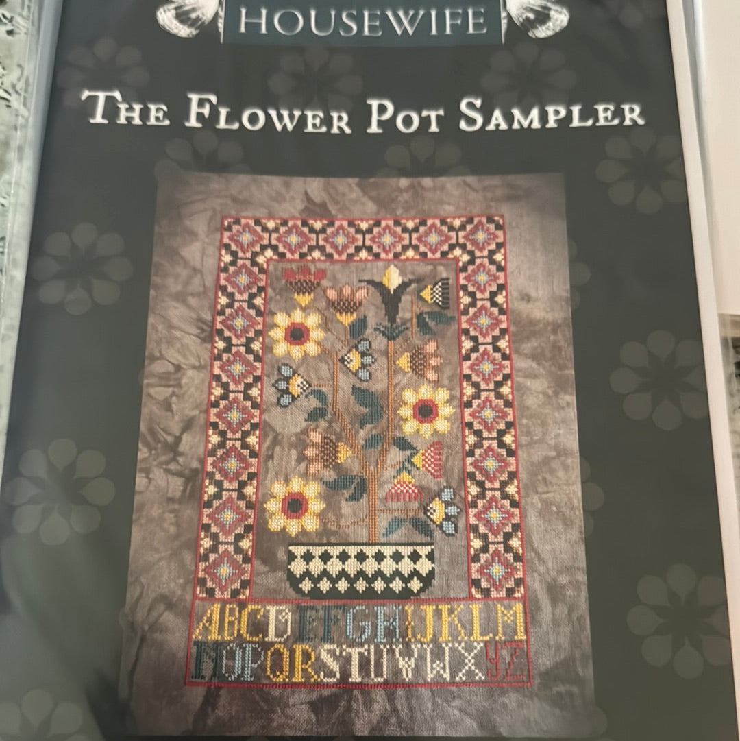The Flower Pot Sampler – Riverview Stitching
