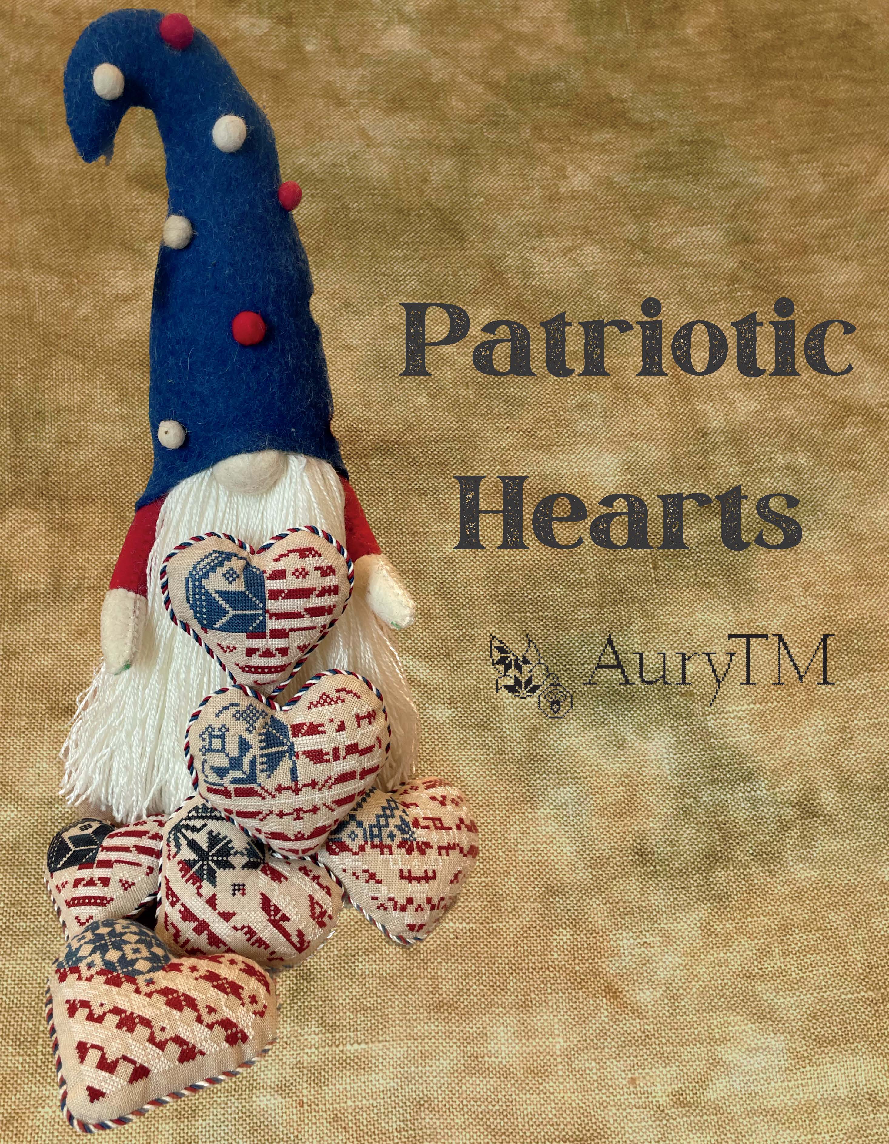 Patriotic Hearts – Riverview Stitching