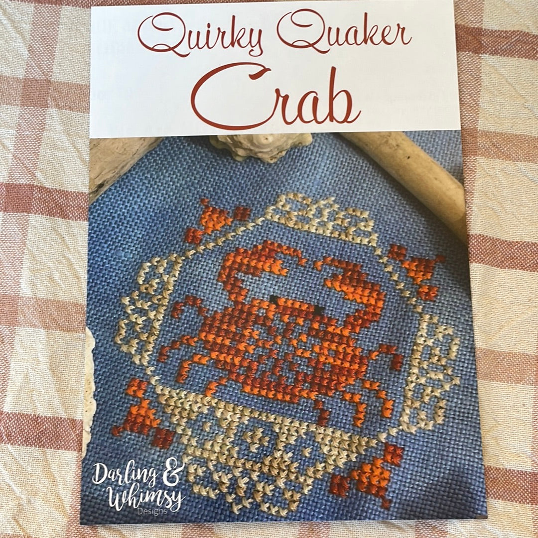 Quirky Quaker Crab – Riverview Stitching