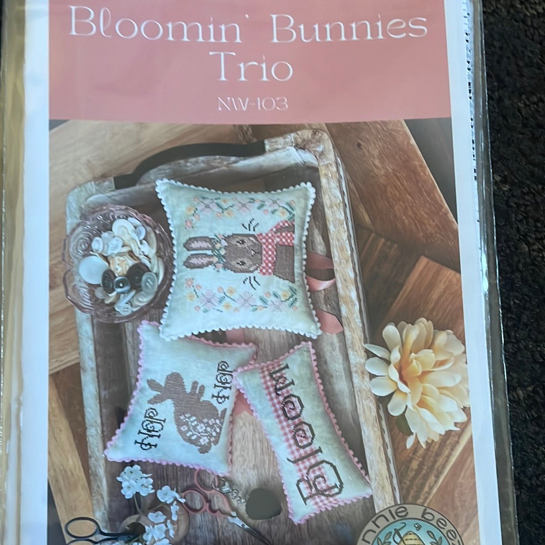 Blooming Bunnies Trio – Riverview Stitching
