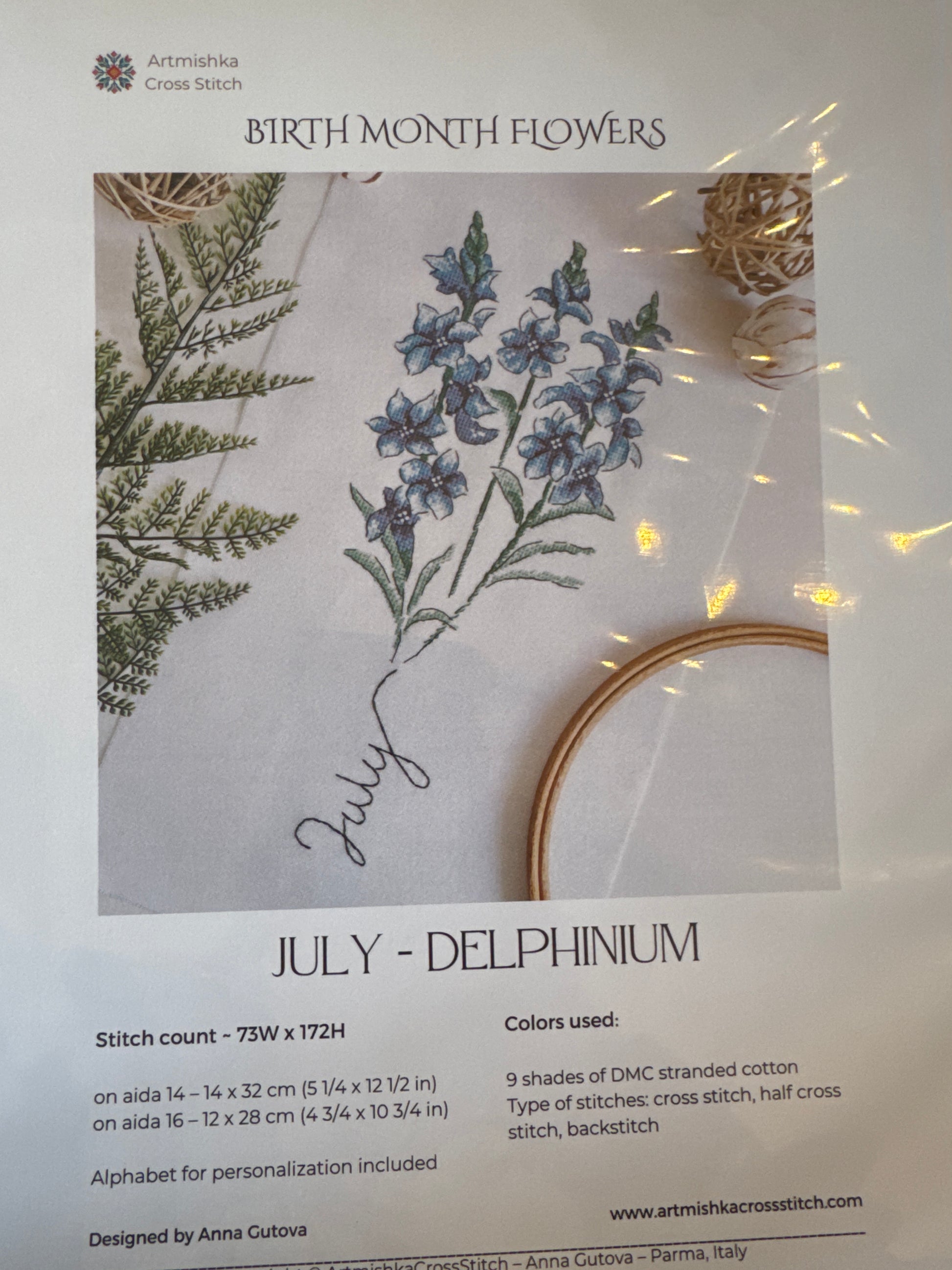 Birth Month Flowers – Riverview Stitching