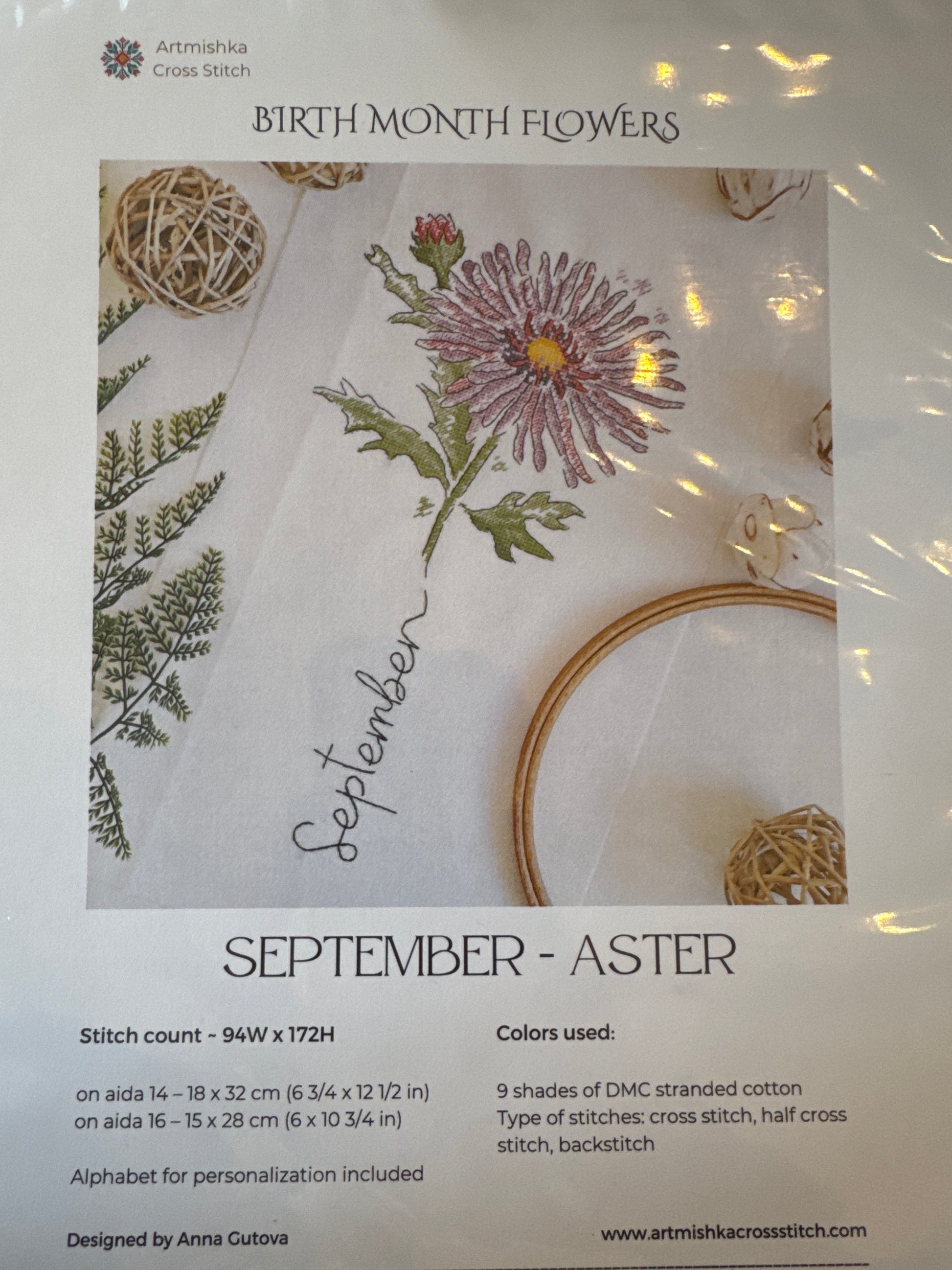 Birth Month Flowers – Riverview Stitching