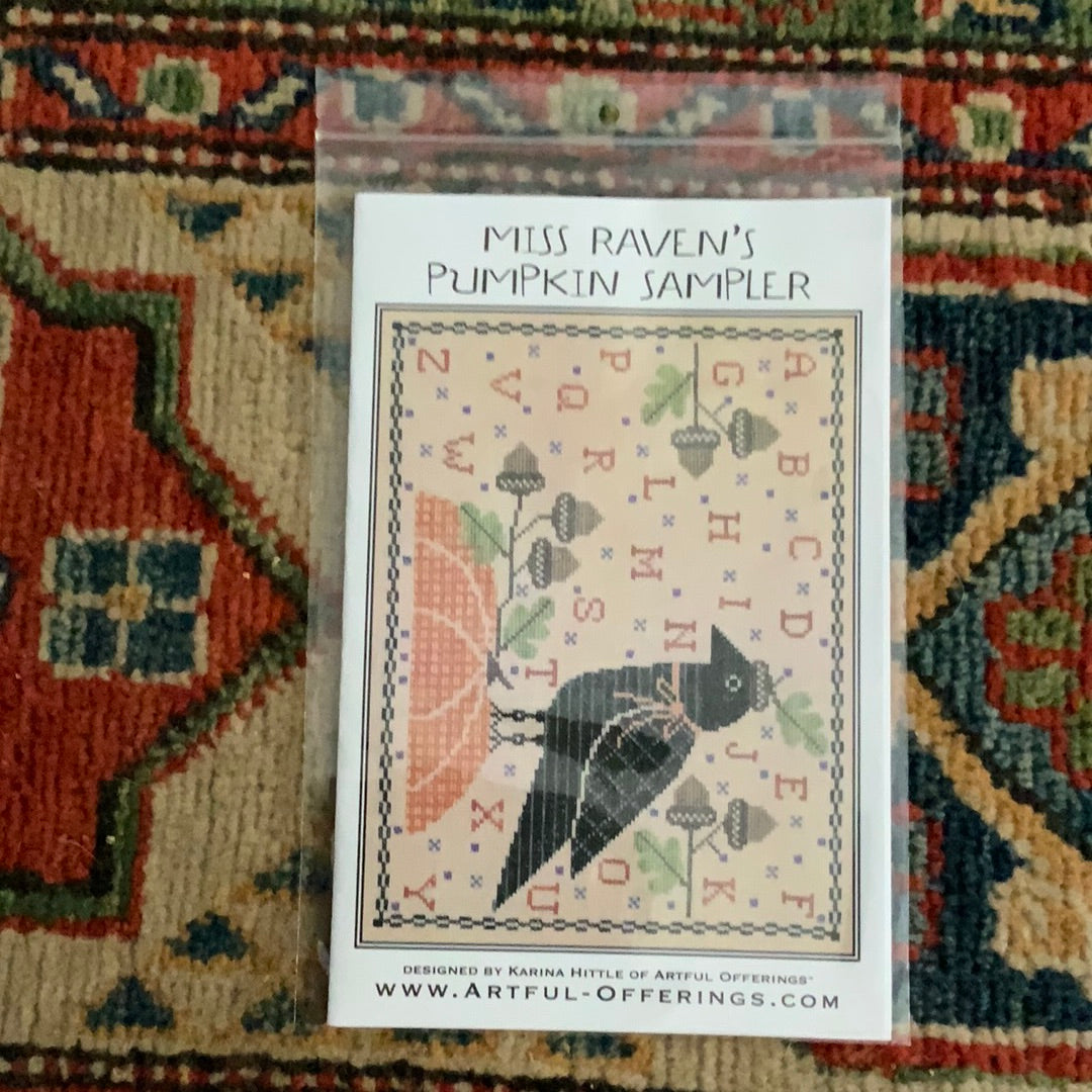 Miss Raven’s Pumpkin Sampler – Riverview Stitching