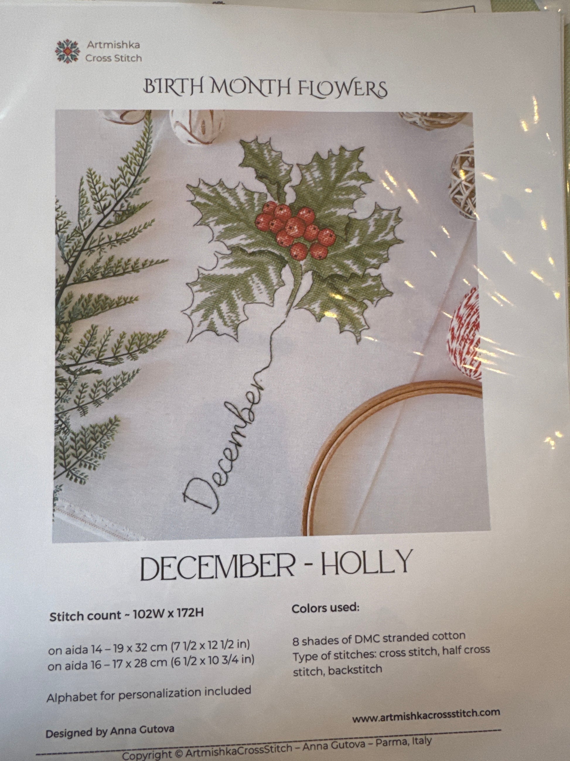 Birth Month Flowers – Riverview Stitching