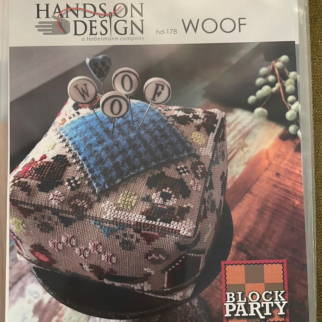 Block Party - Woof – Riverview Stitching