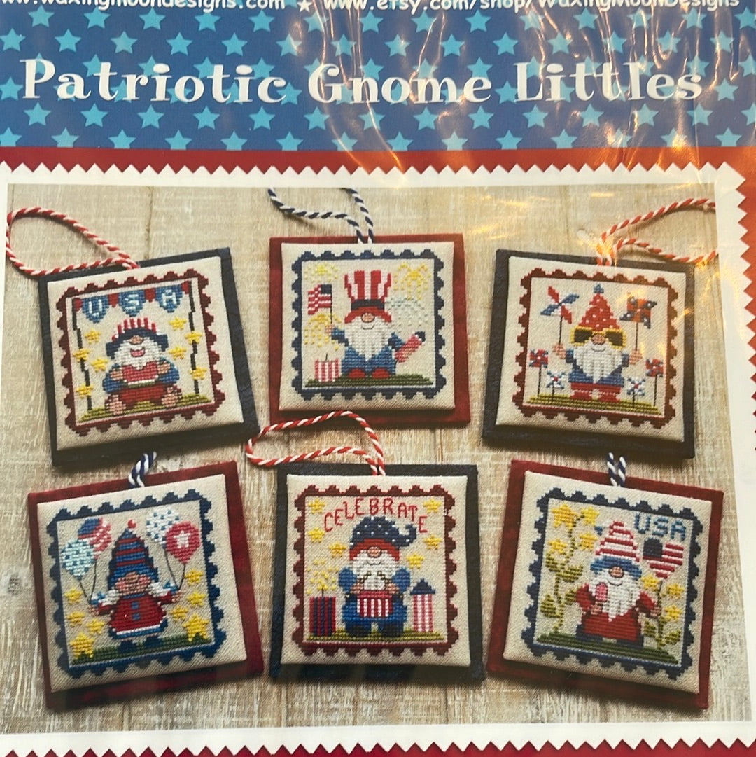 Patriotic gnomes Littles – Riverview Stitching