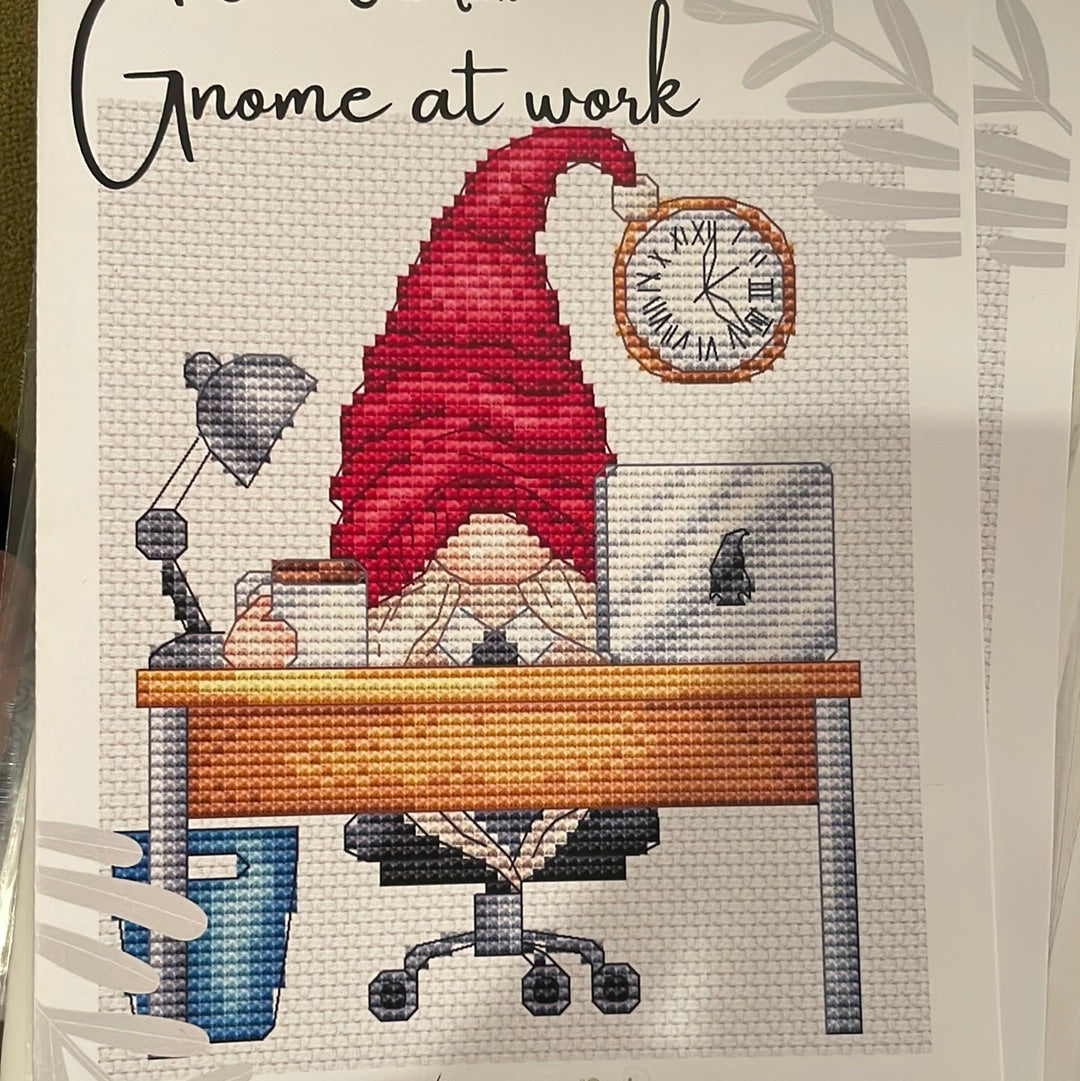 Gnome at Work – Riverview Stitching