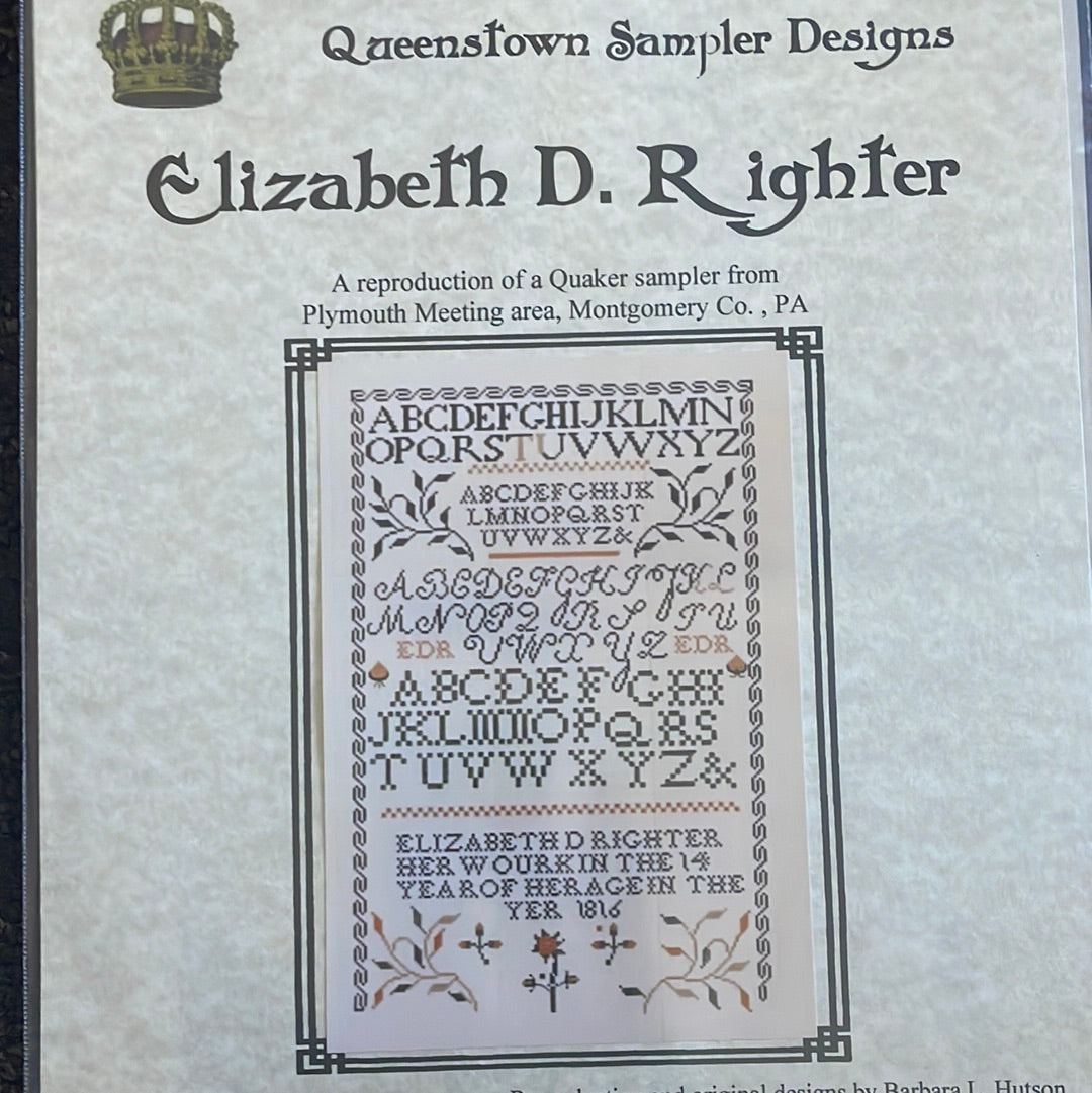 Elizabeth D Righter – Riverview Stitching