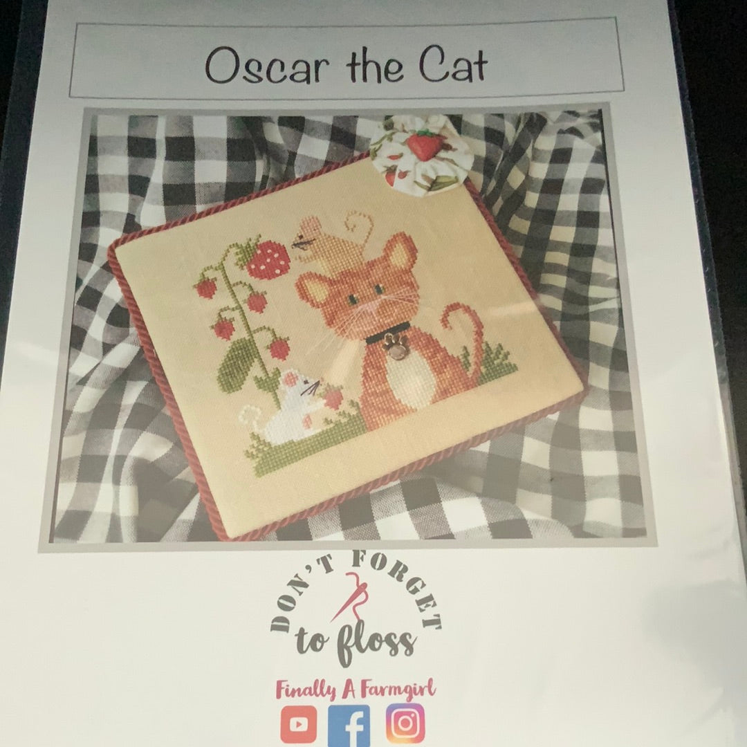 Oscar the cat – Riverview Stitching